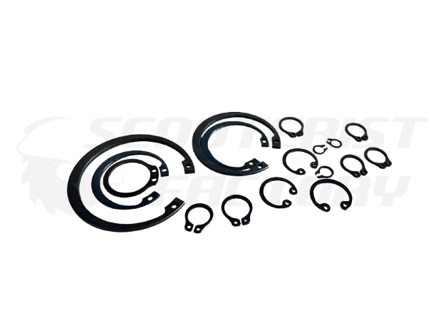 Kit circlips MOTOR Lambretta Series 2 y 3 completo
